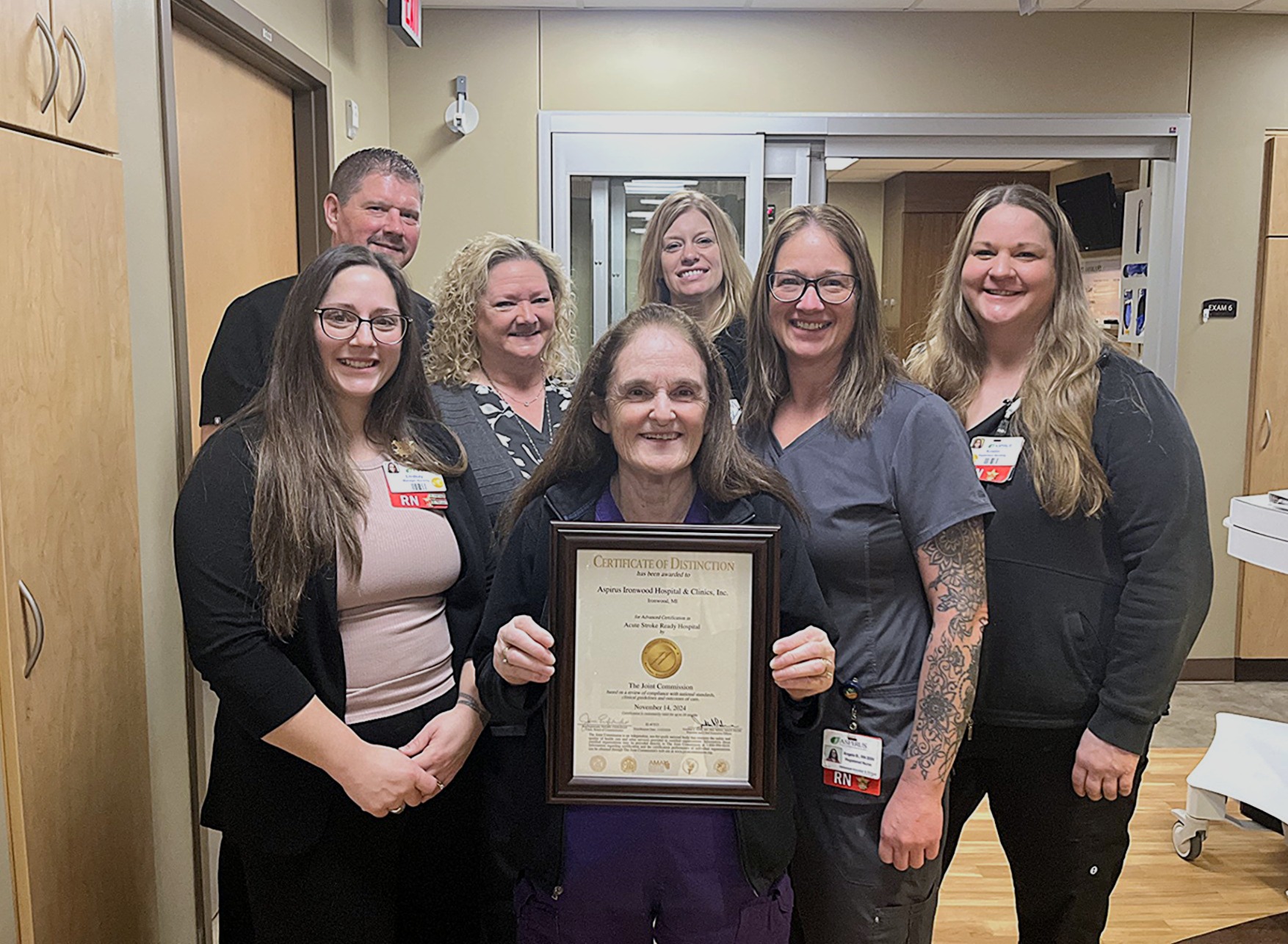 Aspirus Ironwood Hospital Awarded Acute Stroke Ready Certificate ...