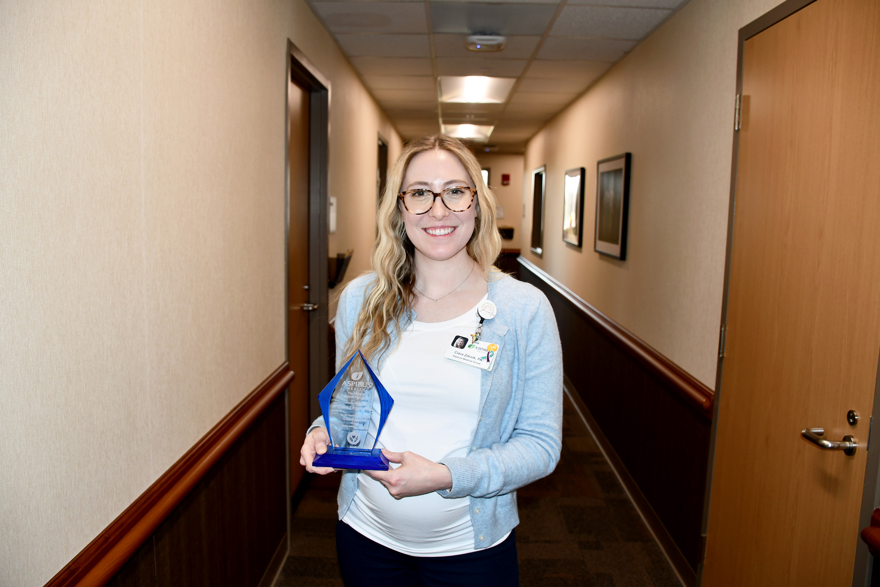 Ciara Zdroik, PA-C, Receives Aspirus OME Compassion Award | Press Room ...