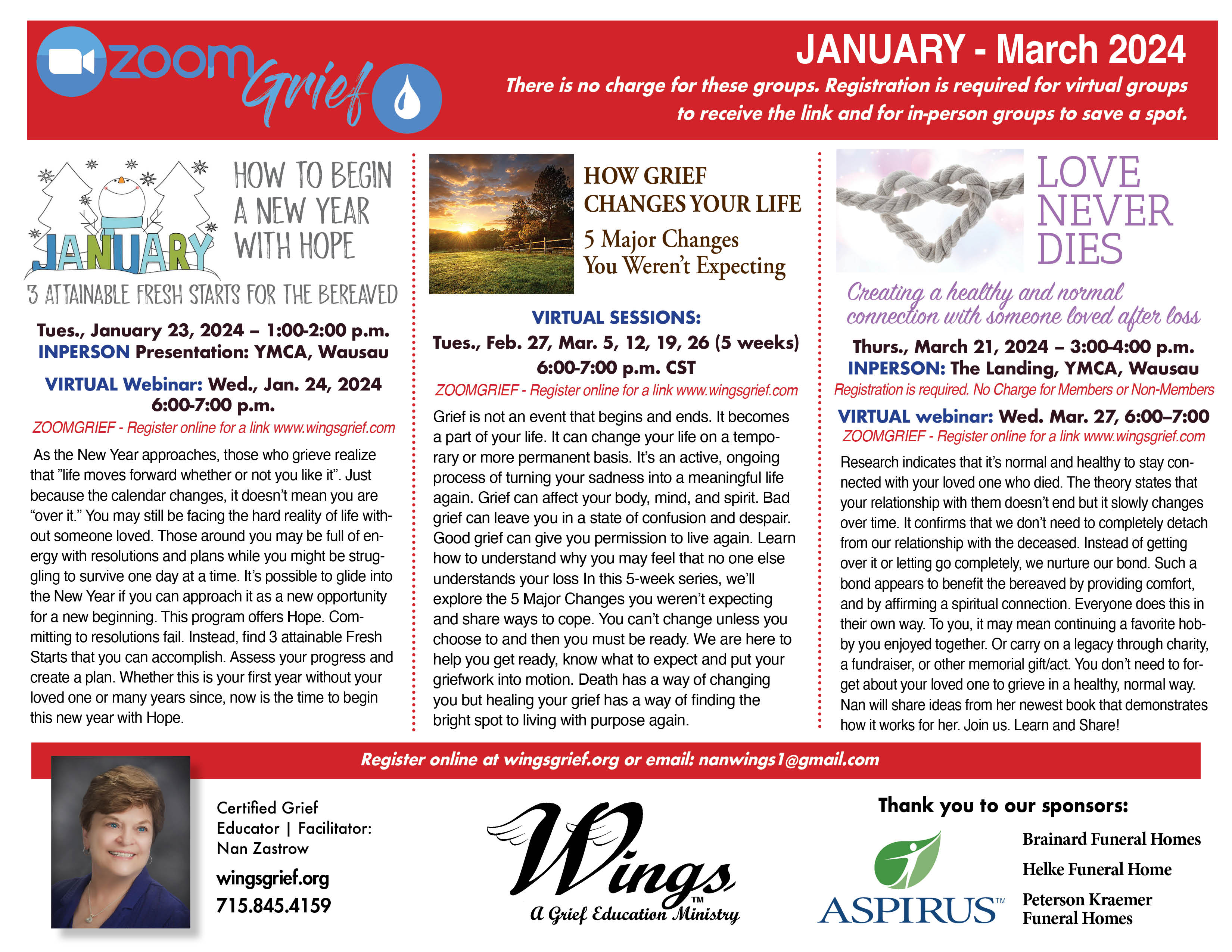 Grief Support | Aspirus Health Care