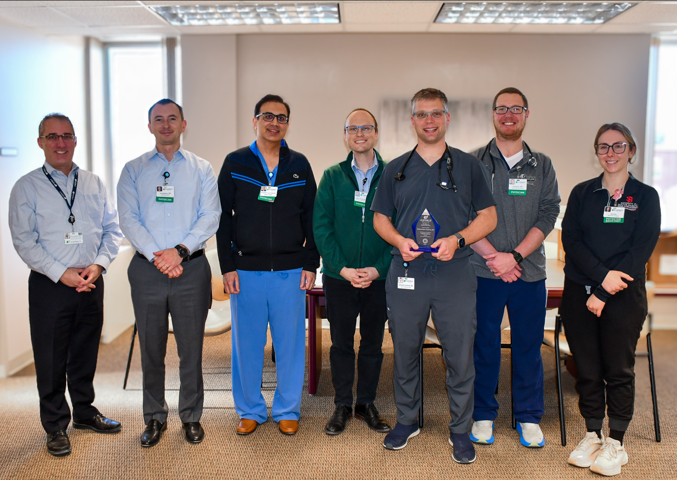 Dr. Aleksander Downs Receives Aspirus OME Collaboration Award | Press ...