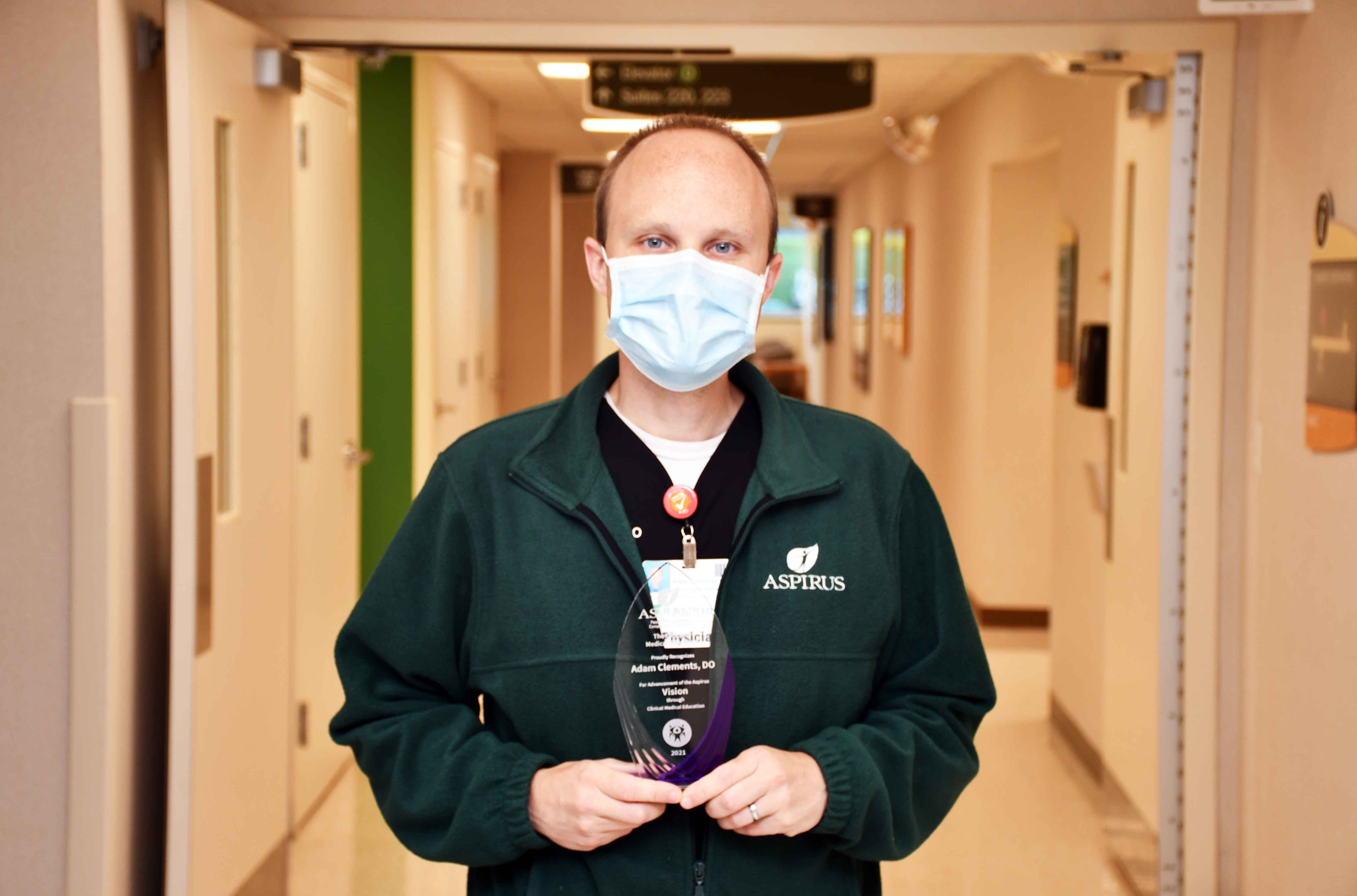 Dr. Adam Clements Receives OME Teaching Vision Award | Press Room ...