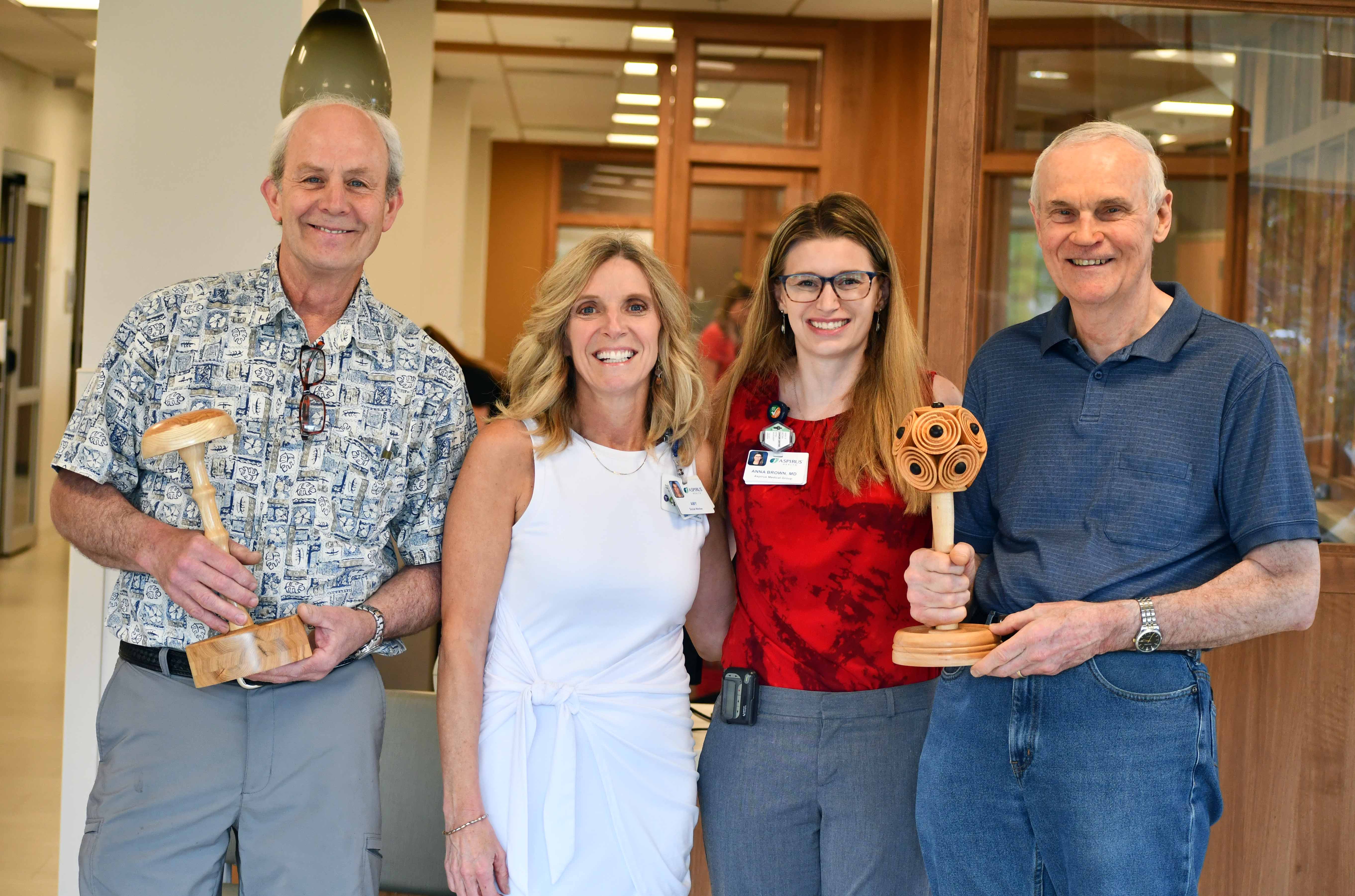 Aspirus and Wisconsin Woodturners Bring Comfort and Joy to Cancer ...
