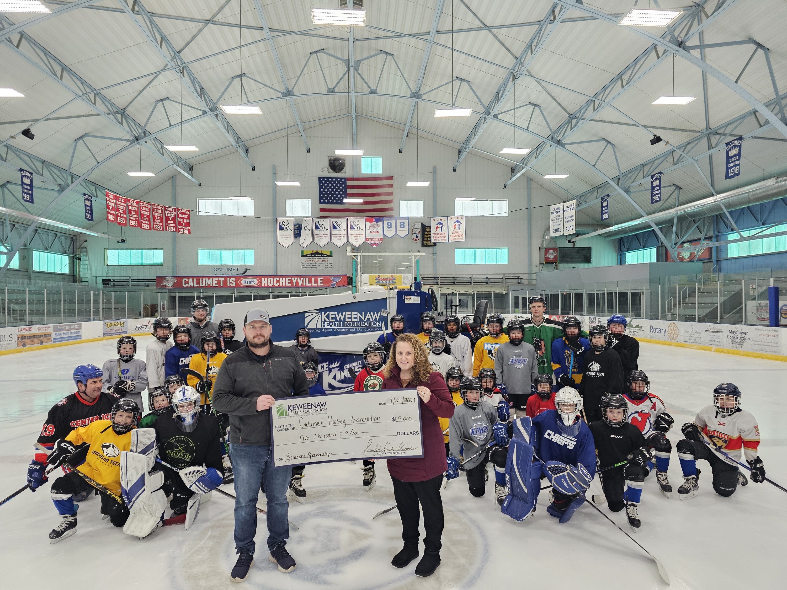 Keweenaw Health Foundation continues partnership with Calumet Hockey ...