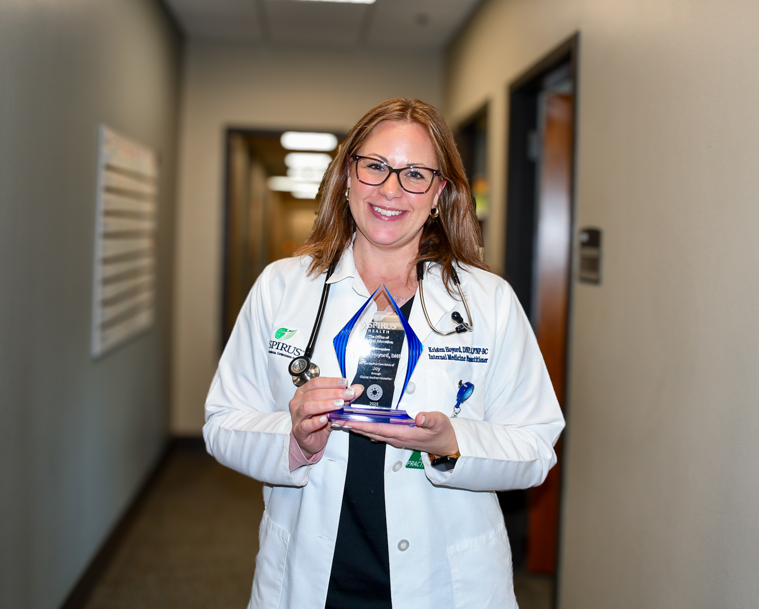 Kristen Hoyord, DNP, Receives Aspirus OME Joy Award | Press Room ...