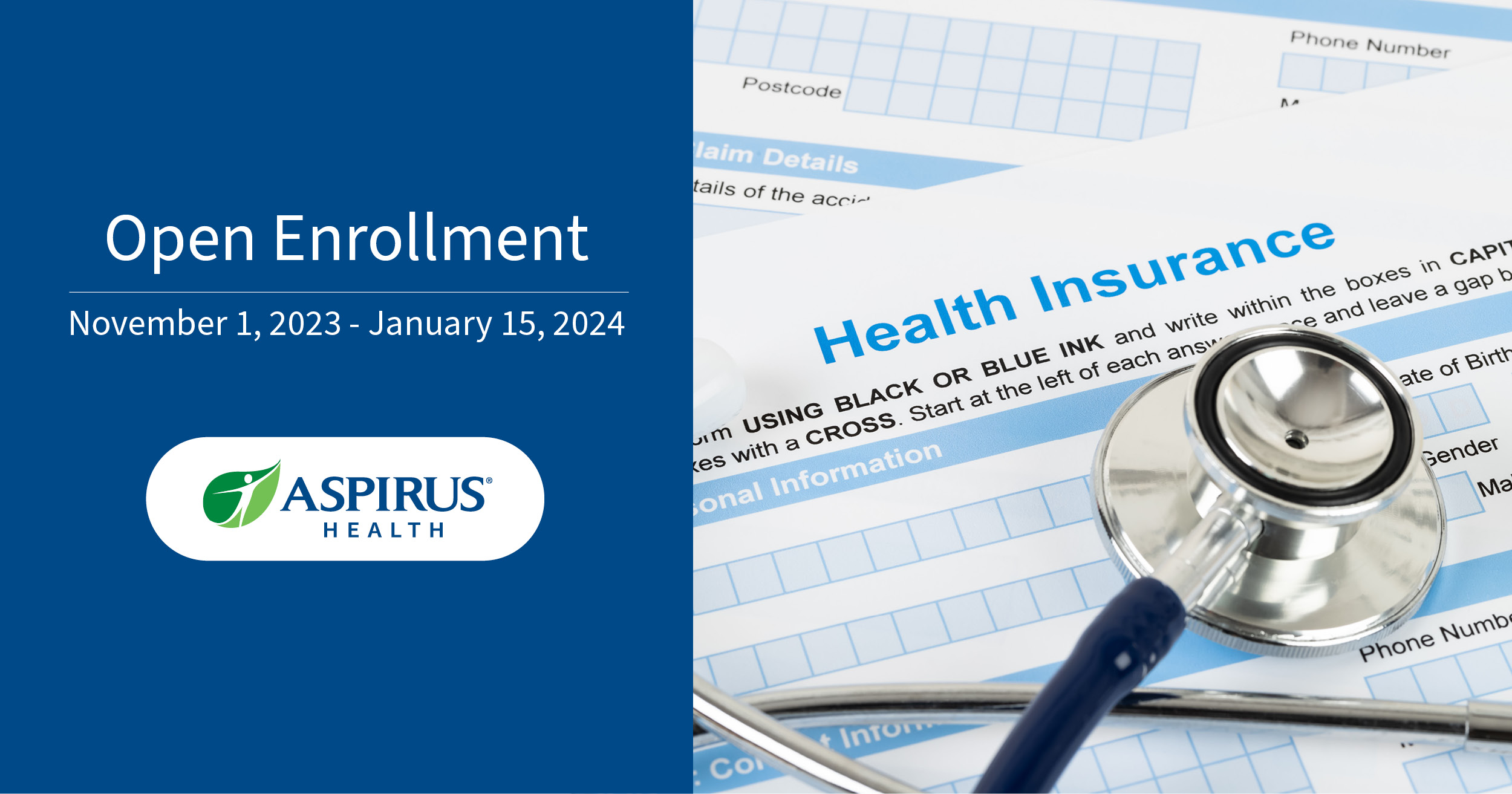 Open Enrollment for Health Insurance Approaching | Press Room | Aspirus ...